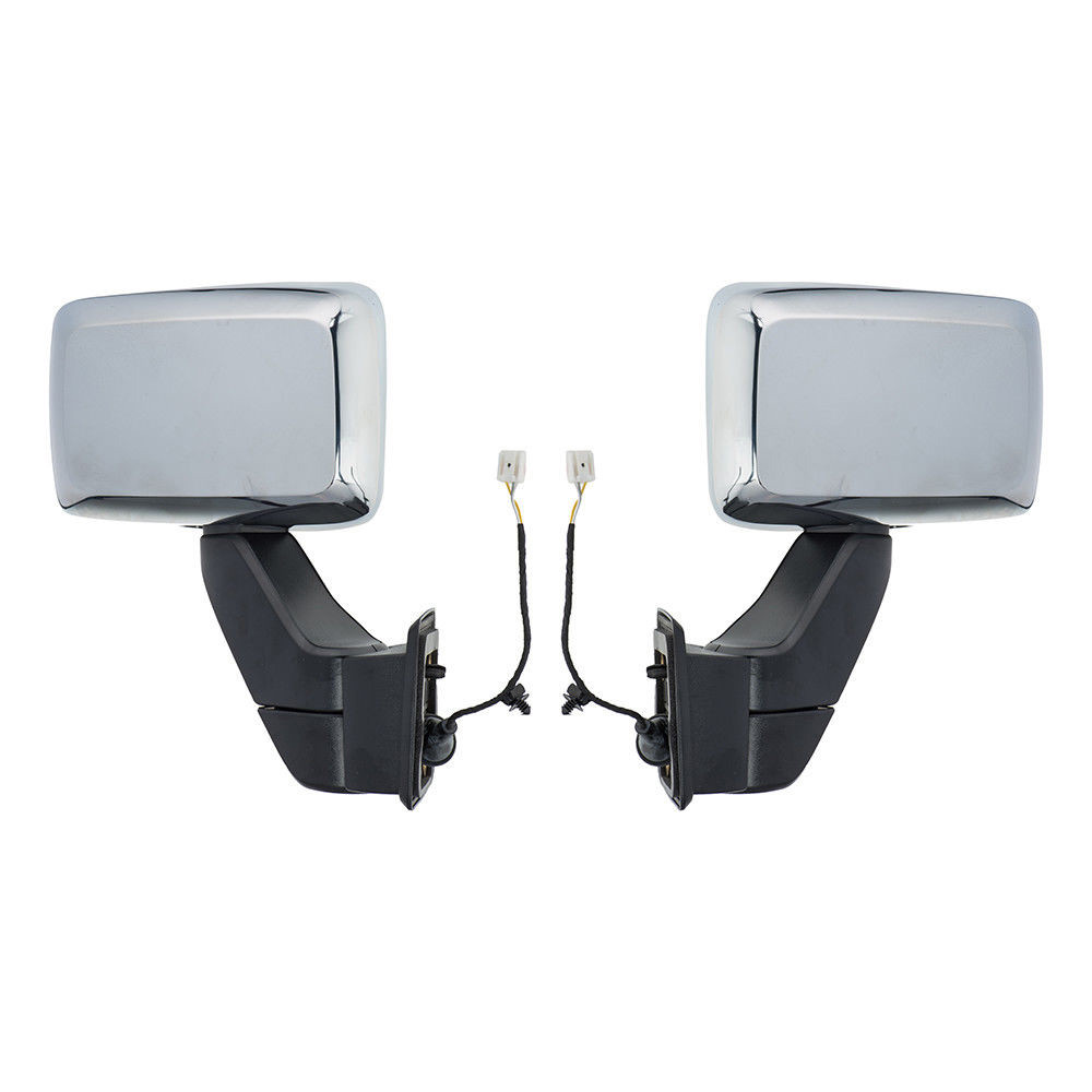 OEM NEW Front Driver & Passenger Exterior Power Mirrors Chrome 06-07 ...