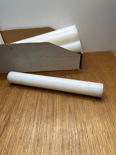 1-1/4" X 10" UHMW PE Plastic Round Rod Bar Stock White Polyethylene USA ...