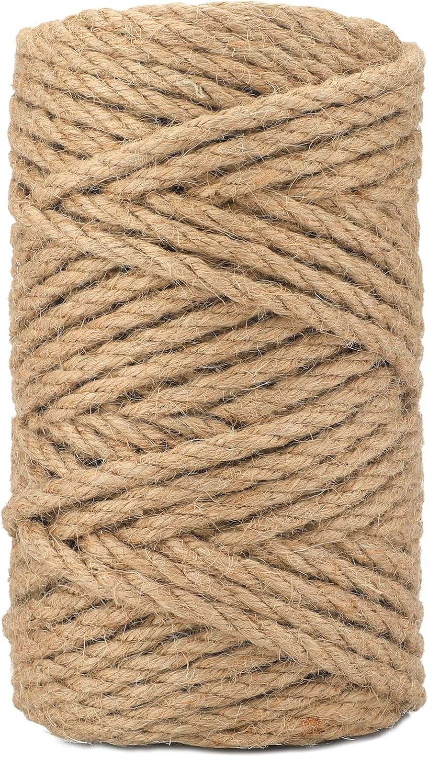joycraft 6MM Jute Rope,164Feet Strong and Heavy Duty 164Feet x 6mm ...