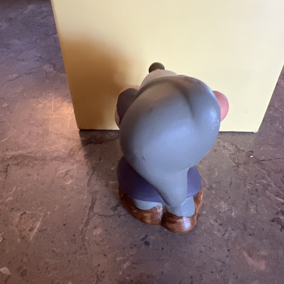 Vintage Disney Seven Dwarfs GRUMPY 1987 Figurine Playing Drum | eBay