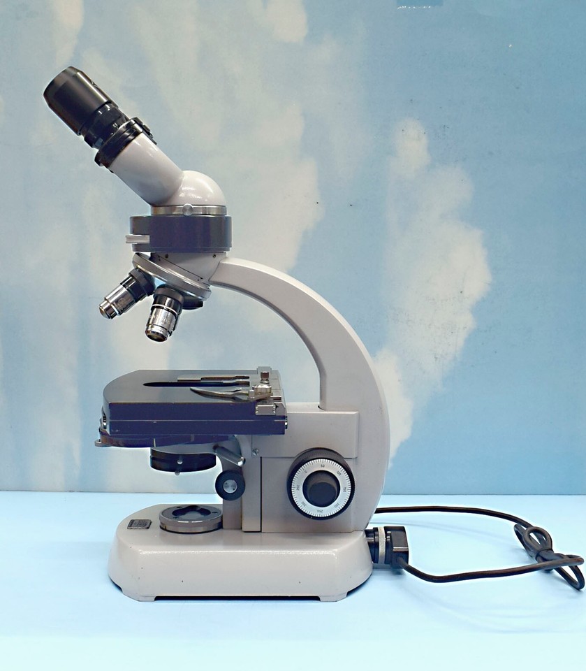 Carl Zeiss Standard RA Phase Contrast Microscope w/ Optovar & LEP power ...
