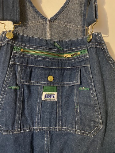 Liberty Denim Blue Jeans Overalls. Size 46 X 30 | eBay