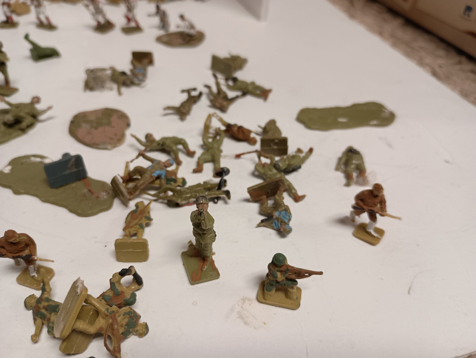 Huge Lot Of Vintage MPC WWII Other Soldiers plastic army men. Model | eBay