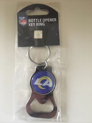 🏈 NEW LOGO 🏈 Los Angeles Rams Metal Key chain Bottle Opener NFL ...
