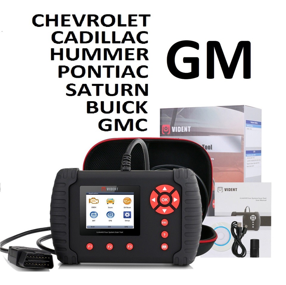 GM CHEVROLET CADILLAC Diagnostic Scanner Tool Code Reader VIDENT ...