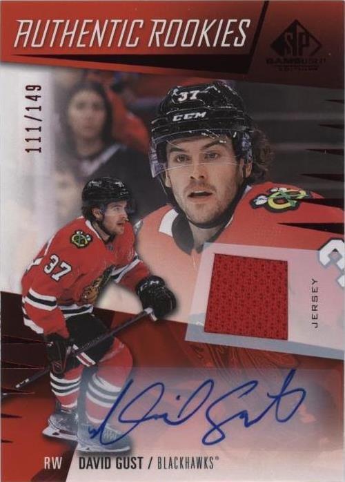 2023-24 Upper Deck SP Game Used - Authentic Rookies David Gust #258 ...