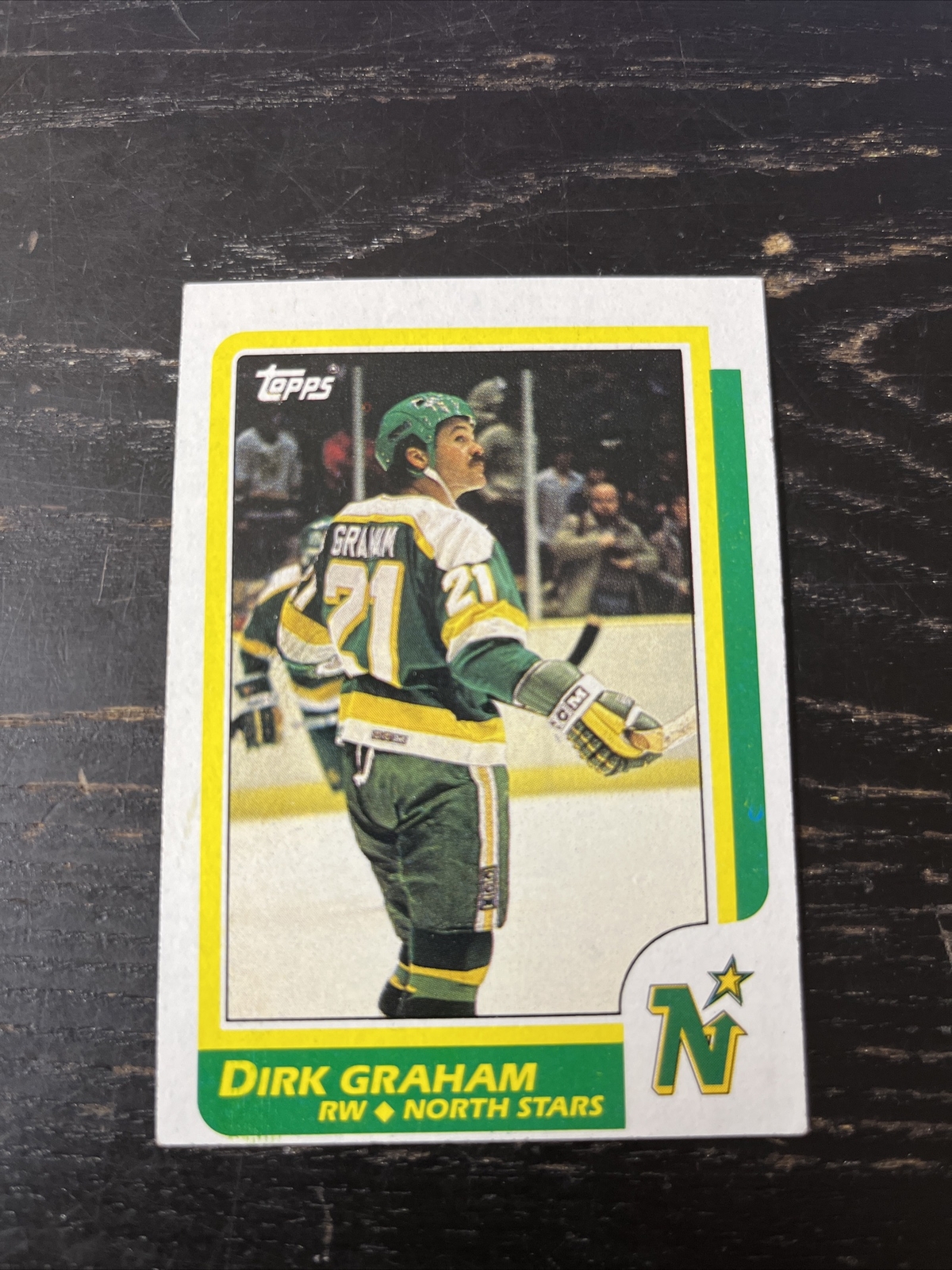 1986-87 Topps Dirk Graham Rookie Minnesota North Stars #143 | eBay