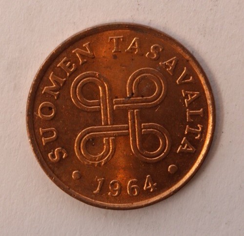 1964 Finland 1 Penni SUOMEN TASAVALTA 15.8mm KM# 44 | eBay