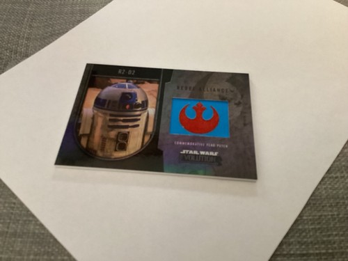 2016 Topps Star Wars Evolution R2-D2 Rebel Alliance Flag Patch /170 | eBay