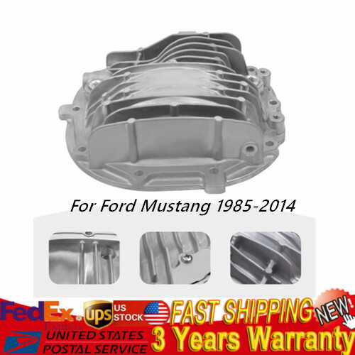 8.8" Axle Rear Differential Cover Aluminum (Finned) For Ford Mustang ...