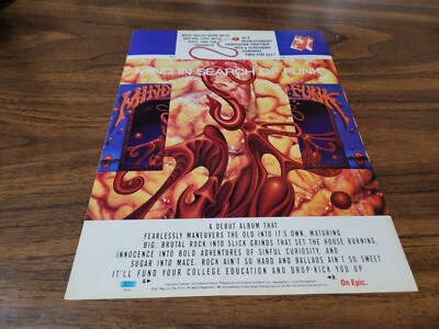 Mind Funk Debut Album 1991 Circus Magazine 8" x 11" Advertisement | eBay