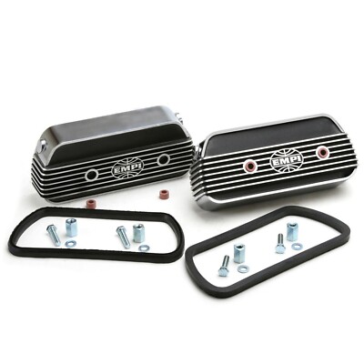 Empi Lift C Channel Bolt On Valve Cover Set VW Bug/Beetle, Ghia, Bus ...
