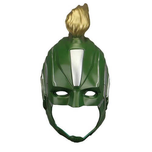Captain Marvel Helmet Carol Danvers Cosplay Prop Halloween Face Mask | eBay