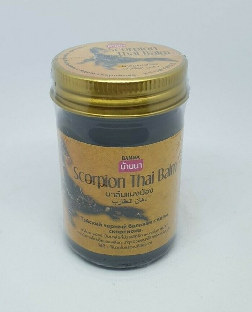 6 X 50g Original Thai Massage Scorpion Balm Arthritis and Arthrosis ...