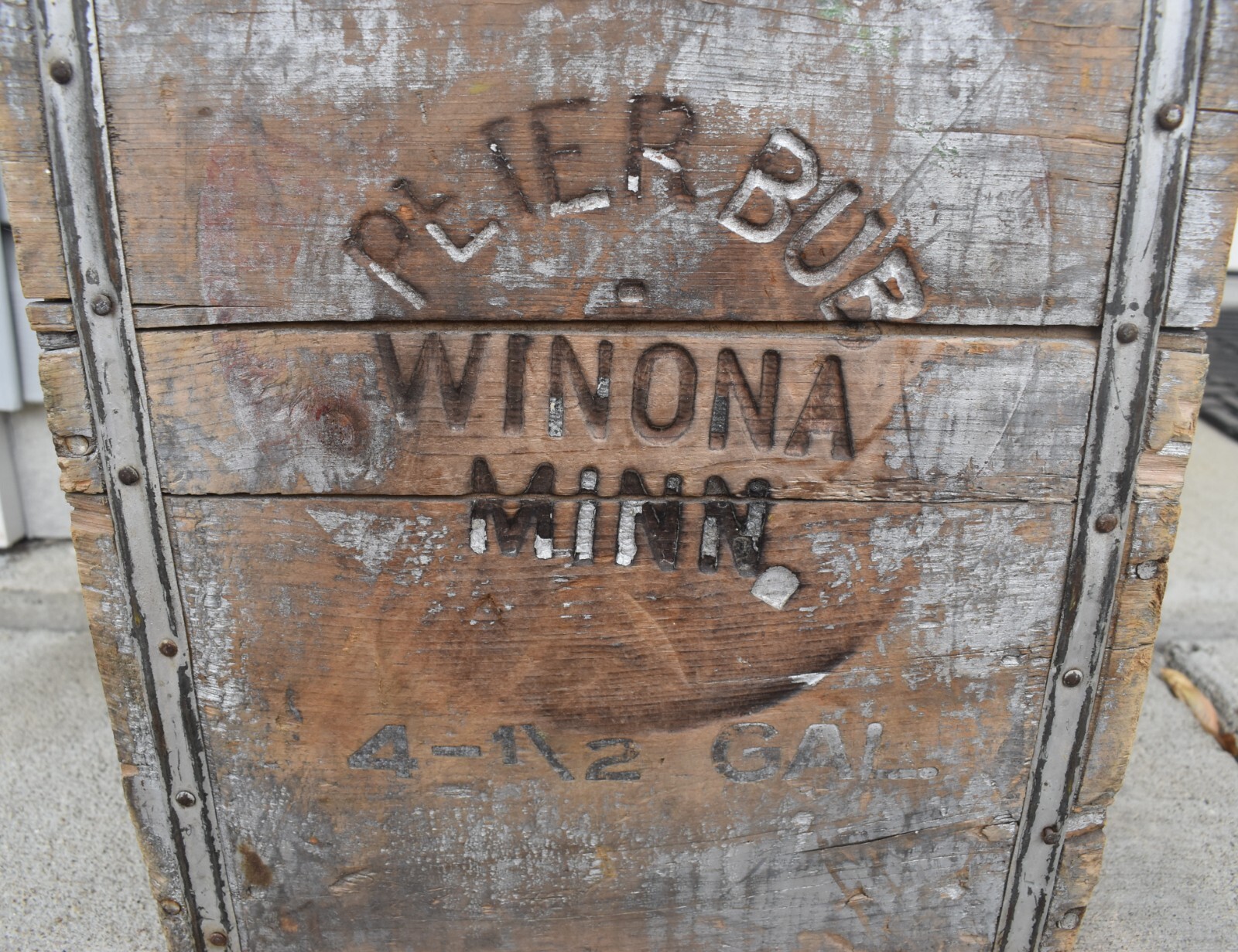 RARE Vintage BUBS SCHELLHAS PARK BREWERY BEER Winona MN Picnic Crate ...