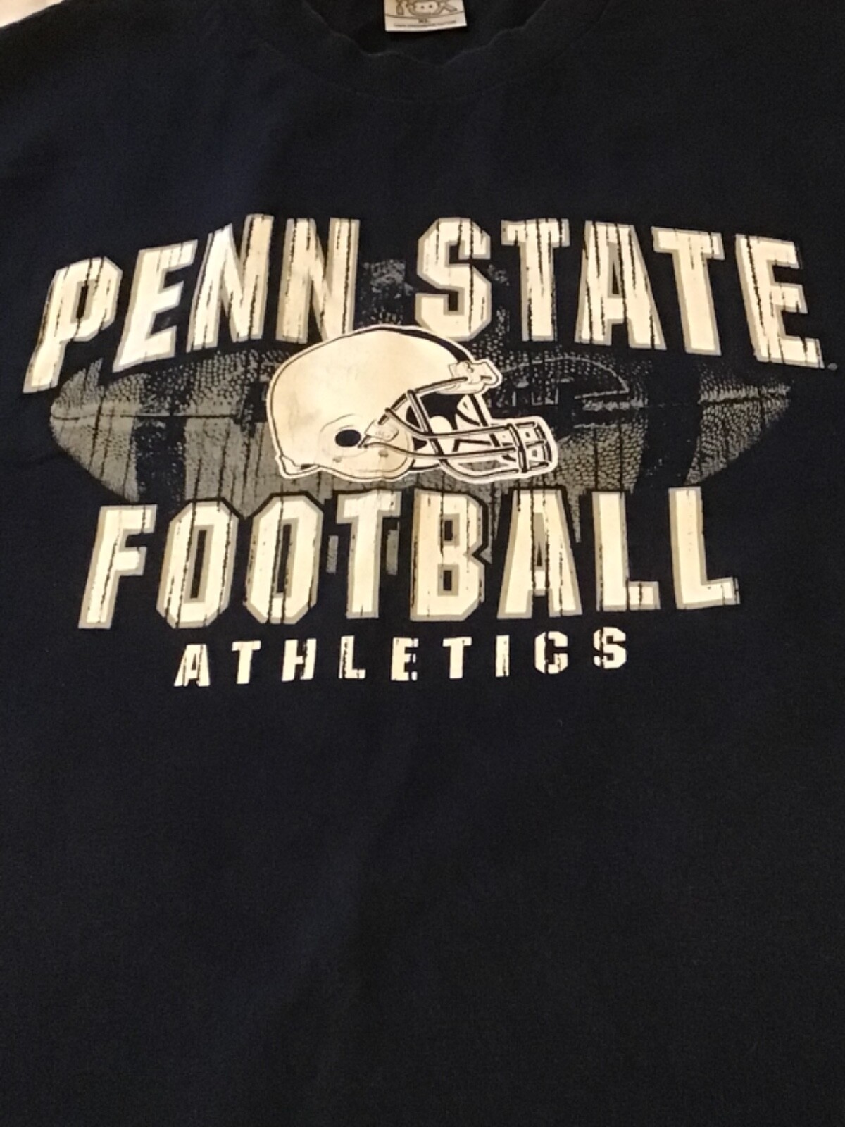 Vintage Penn State Football T-Shirt~XL~Blue~Distressed~TCX Apparel~VGC ...