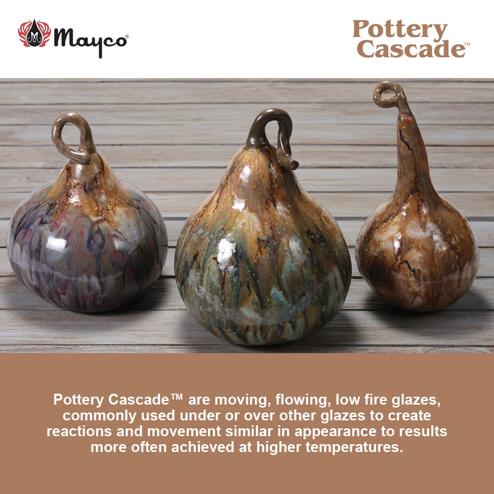 Mayco Pottery Cascade Glaze for Ceramics and Pottery, Cone 06/05, 473ml ...