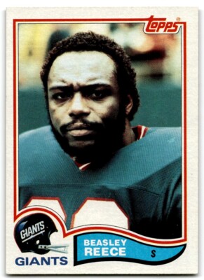 1982 Topps Beasley Reece New York Giants #431 | eBay
