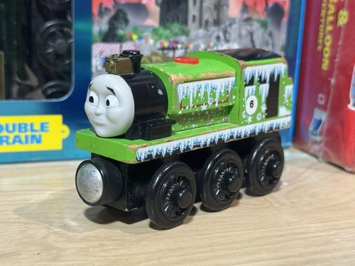 Thomas Wooden Railway My Custom Engine Friendly Steamie Connor 6 Snow ...