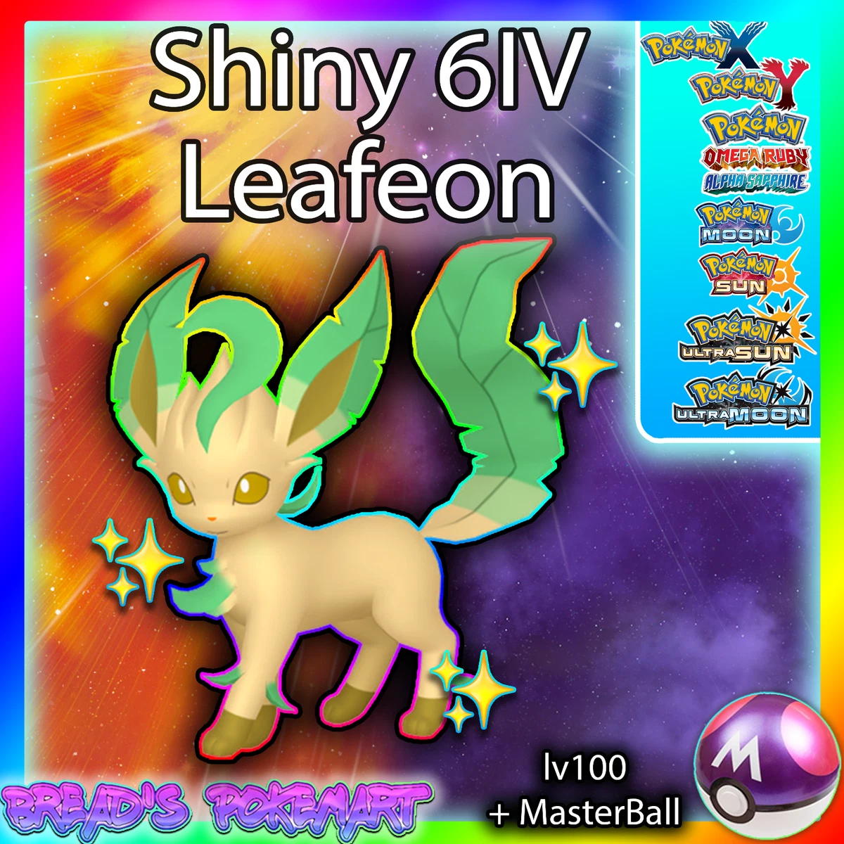 Shiny Leafeon Pokemon