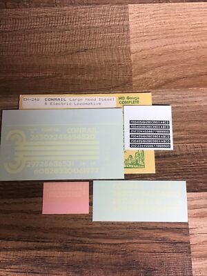 Champ Decals HO Scale EH-246: Conrail Large Hood Diesel / Electric ...