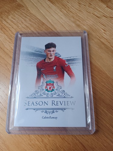 CALVIN RAMSAY LIVERPOOL FUTERA SEASON REVIEW FOOTBALL CARD SRL12 02 / ...