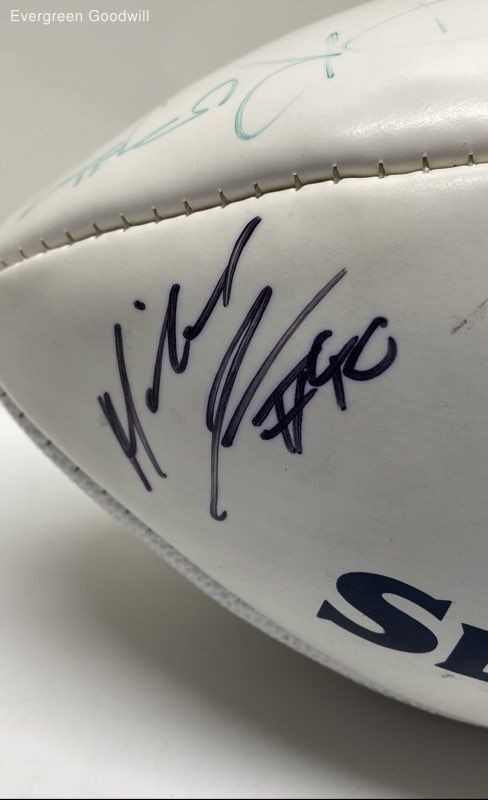 2 Signed NFL Seattle Seahawks Wilson Footballs | eBay