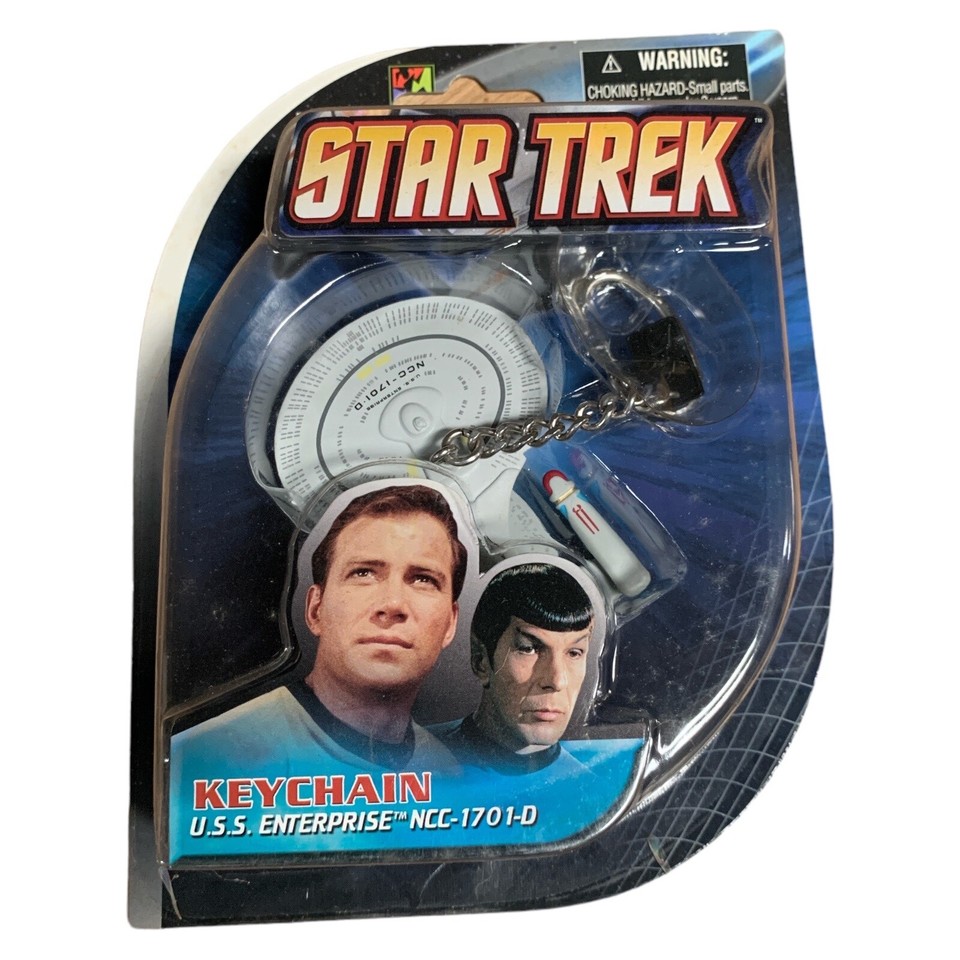 Star Trek ENTERPRISE NCC 1701-D Picard 3-D keychain brand new in ...