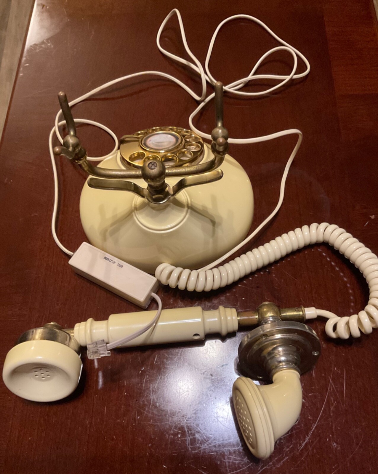 Vintage 1940/1950's Telephone Victorian Style Dial Desk Phone | eBay