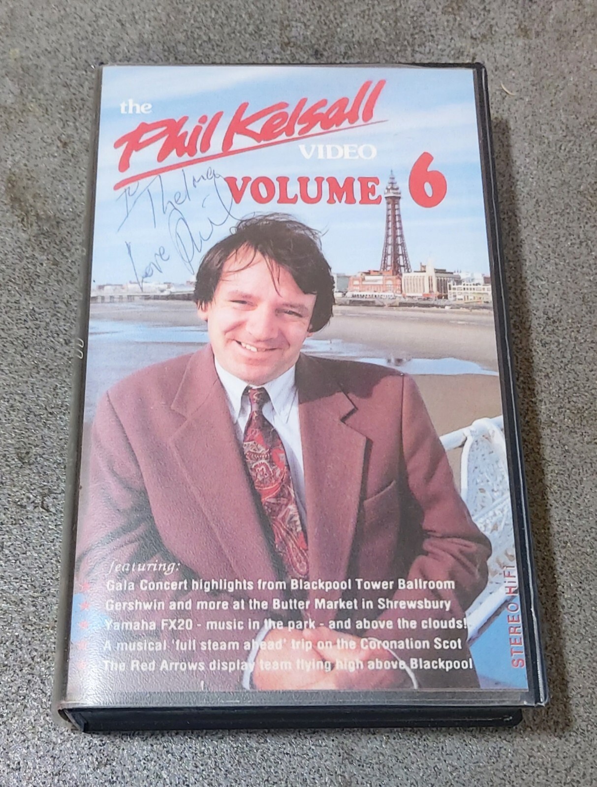 The Phil Kelsall Video Collection Vol 1-6 VHS Video Tape PAL Signed ...