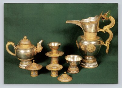 Postcard President Truman Ceremonial Tea Service A Gift From The Dalai ...