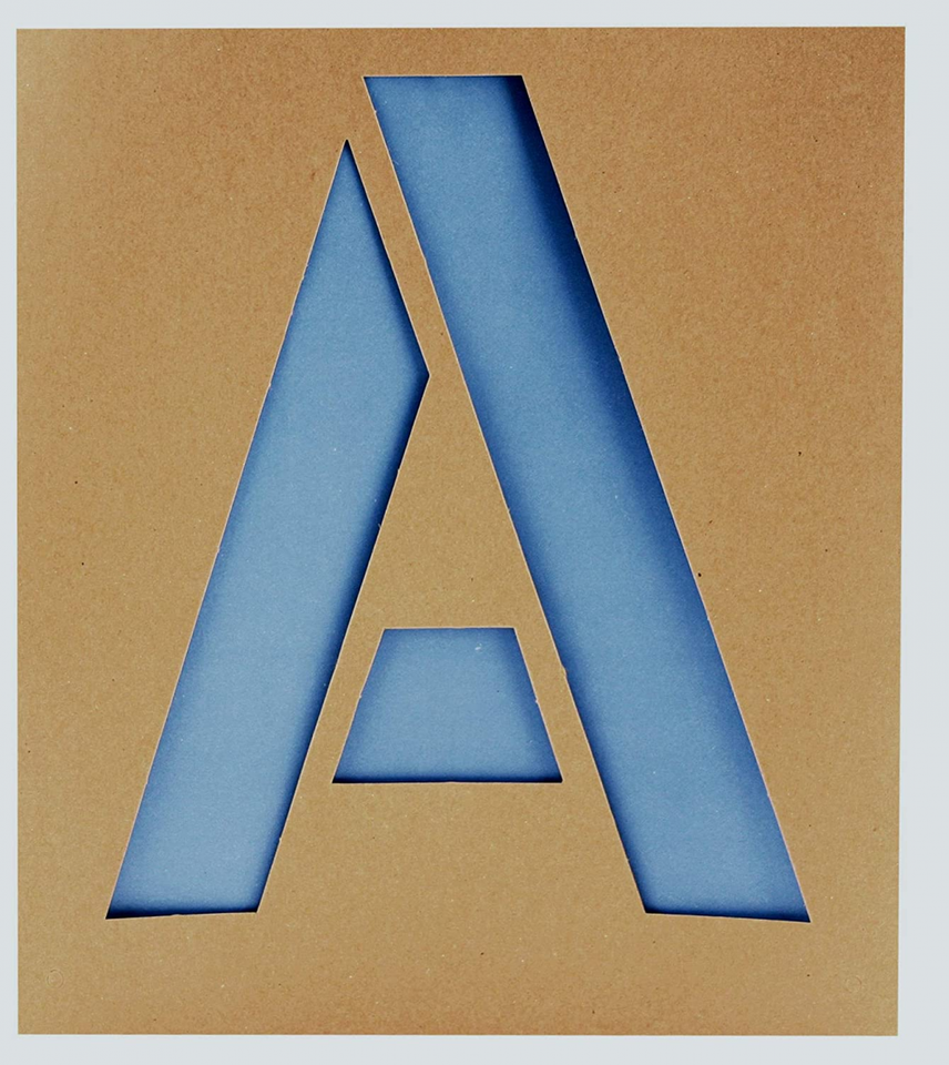 Headline Sign 110 Stencil Set, 10-Inch Capital Letters A to Z (110) 10 ...