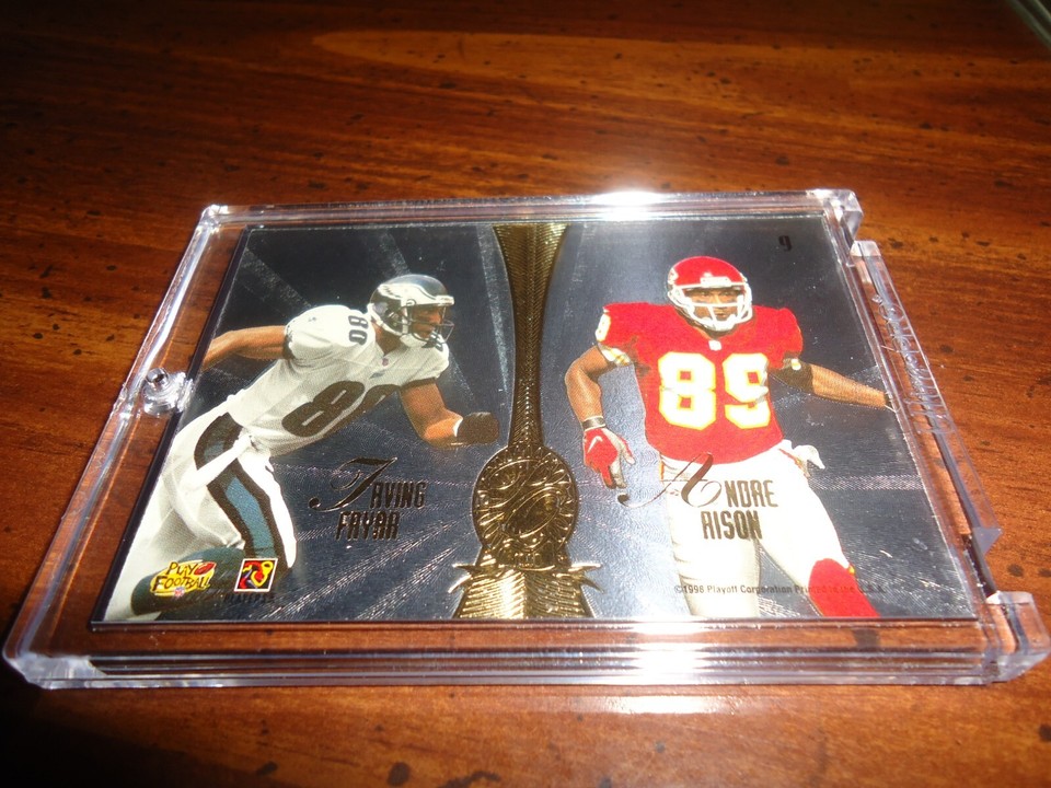 1998 Playoff Absolute Platinum Quads Eddie George Bledsoe Rison Fryar ...