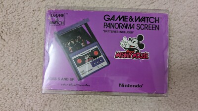 *SUPER RARE” EXCELLENT 1984 Nintendo Mickey Mouse Panorama Screen Game ...