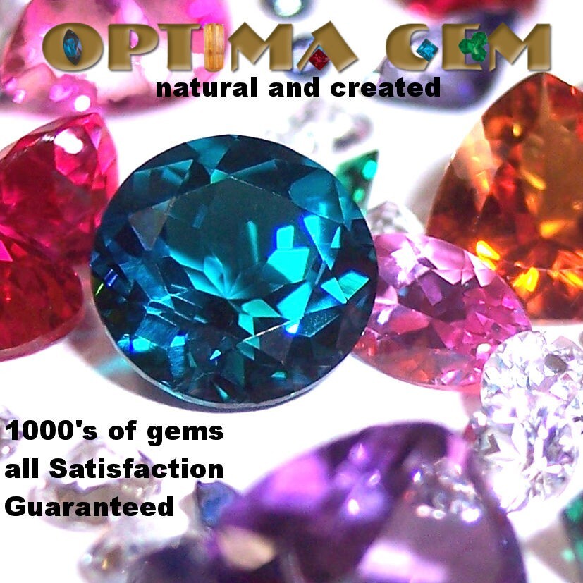 Lab Created Helenite Green Round (6 options) Faceted Loose Gems since ...