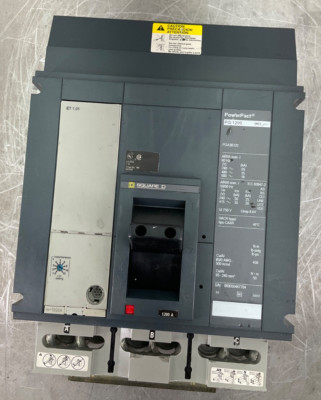 SQUARE D PGA36120 I-LINE POWERPACT CIRCUIT BREAKER 1200 A ET 1.01 ...