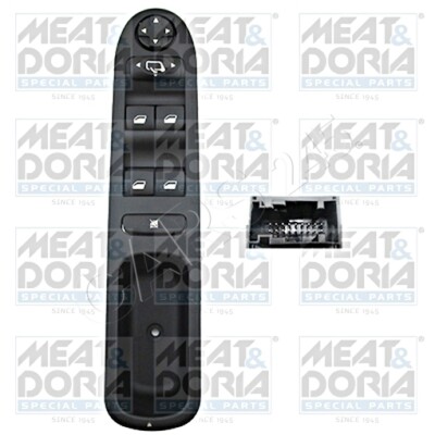 Left Front Window Regulator Switch Fits PEUGEOT 207 Sw 1.4 16V HDi 1.6 ...