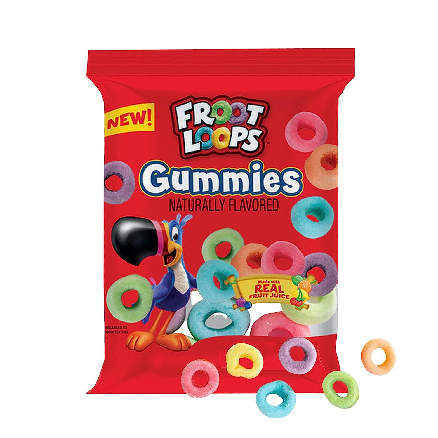 Froot Loops Gummies, Assorted Real Fruit 4 oz Bag | eBay