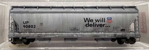 N Scale Micro-Trains Union Pacific 3-Bay ACF Covered Hopper UP #90802 ...