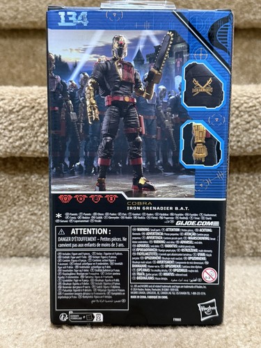GI Joe Classified Series Iron Grenadier B.A.T. Cobra BAT 134 New Sealed ...