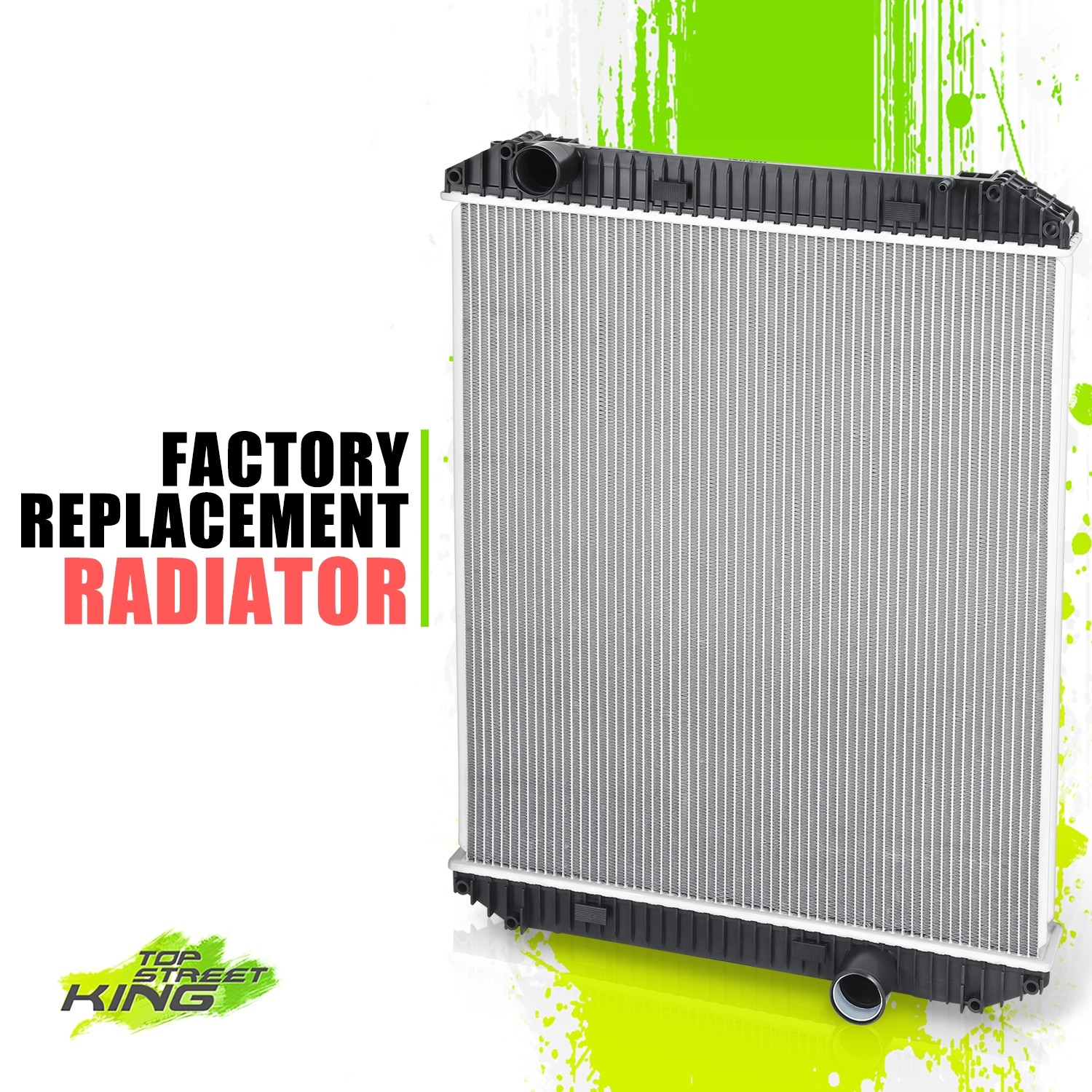 OE Style 3-Row Radiator for Freightliner FLD FL Columbia Sterling Truck ...