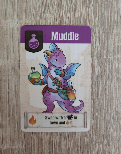 Kickstarter Flamecraft Duals MUDDLE Dragons of the Past card board game ...