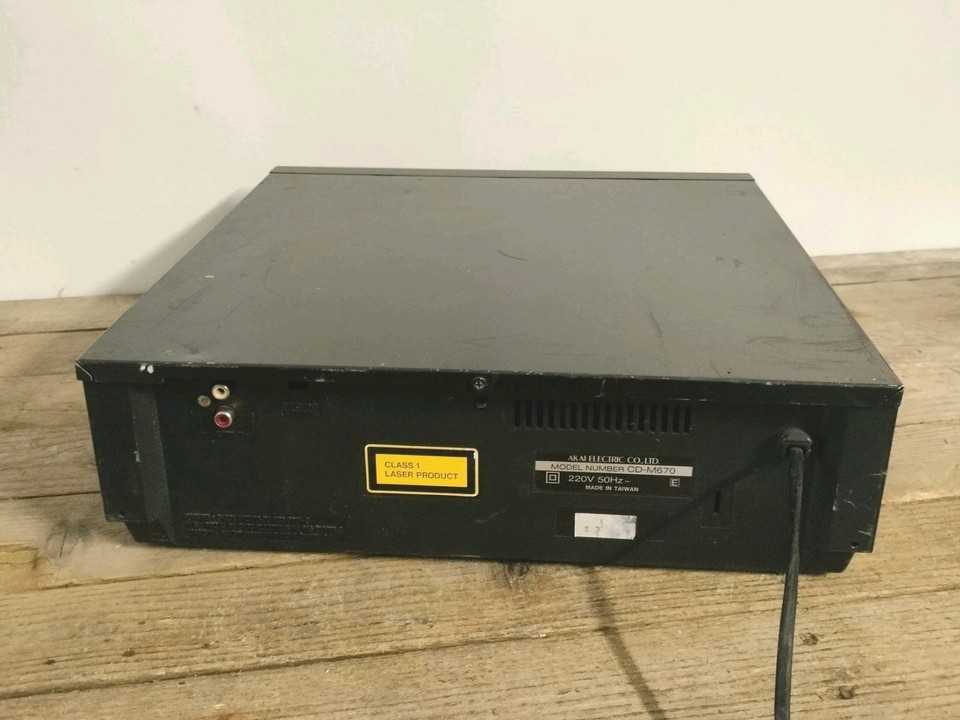 Akai CD-M670 Compact Disc Player HiFi Vintage CD Lettore - Funzionante ...