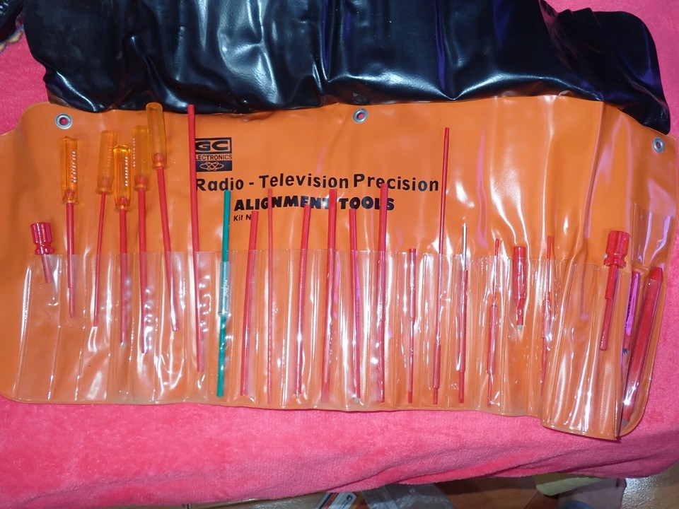 GC Electronics Radio TV Precision Alignment Tool Set Vintage 24 Piece ...