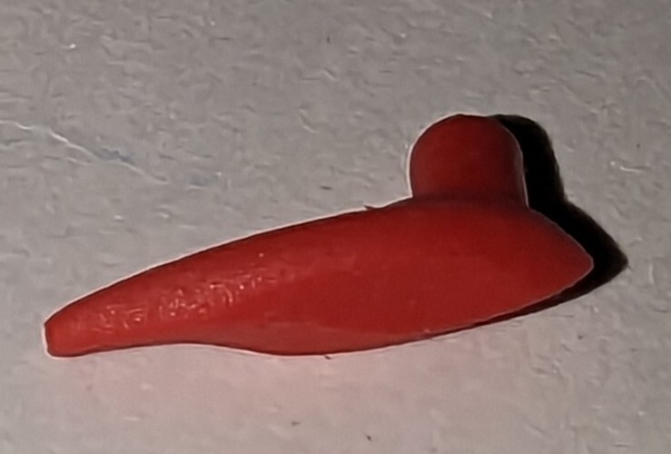 LEGO RED Large Figure Barb Flame Ben 10 Piece Part # 88964 RARE HTF EUC ...