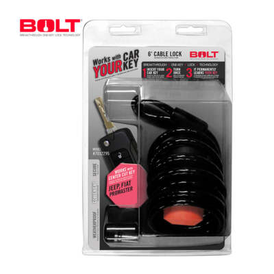 BOLT 6' Cable Lock Compatible with Jeep Center Cut Keys 7032295 | eBay
