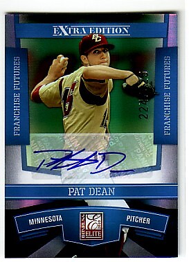 2010 Elite Extra Ed. Franchise Futures Signatures #53 Pat Dean/525 AUTO ...