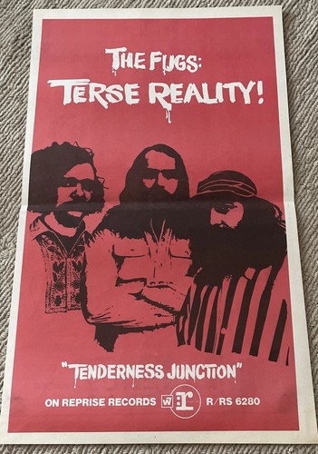1968 THE FUGS Tenderness Junction, Record Promo Ad | eBay