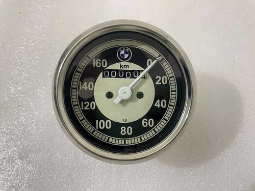 Fit For BMW R25 R26 & R50 R51 Replica Speedo 0-160 KMH White Face Metal ...