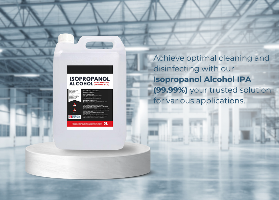 Isopropyl Alcohol (IPA) 99.9 5L Clean Disinfecting Industrial Use ...